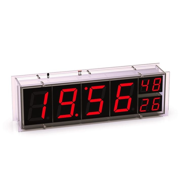 ESP8266 WIFI Clock Network Timing Digital Display LED Dot Clock RED ...