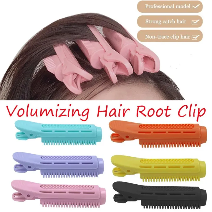 【DM bag factory Store】1 Pcs Hair Clips Natural Fluffy Hair Clip Hair ...