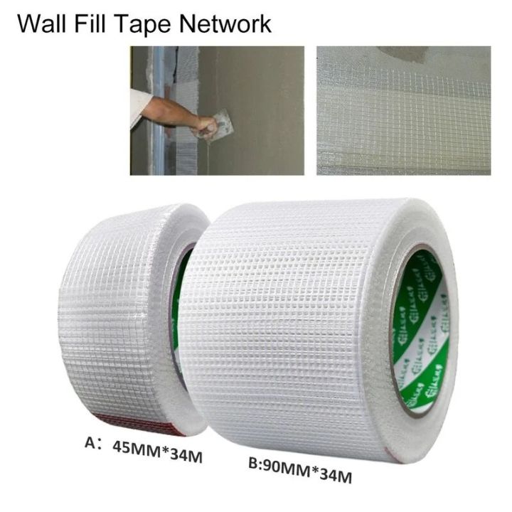 Self-Adhesive Wall Repair Reinforcement Fiber Tape Wall Cracks ...