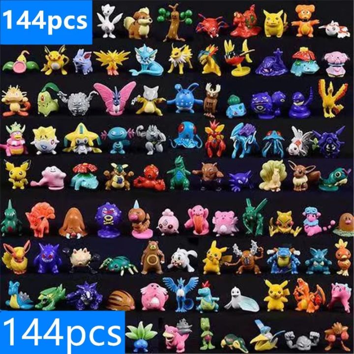 1-144 PCS Pokemon Gift Box Christmas Gift Action Figure Toys Genuine ...