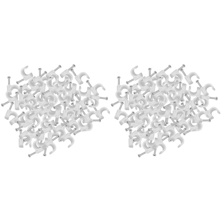 600x Cable Staples Clip Wall Wire Nail Fixture for Ethernet Cable Rg6 ...