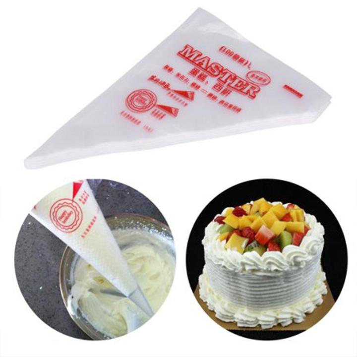 20 piece Plastic Disposable Piping Bags Cake Cream Decorating | Daraz ...