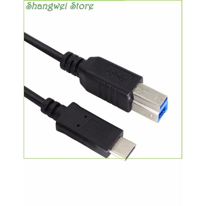 USB3.1 Type C to Type B Cable - SuperSpeed Standard USB 3.0 Male Port ...