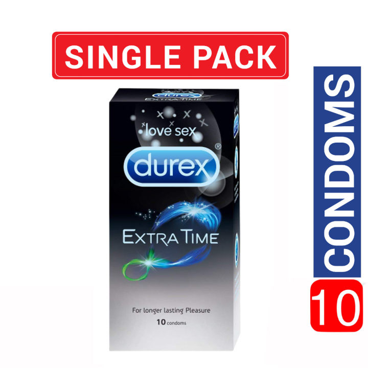 Durex Extra Time / Extra Dots Condoms - 10 Pcs Pack | Daraz.com.bd