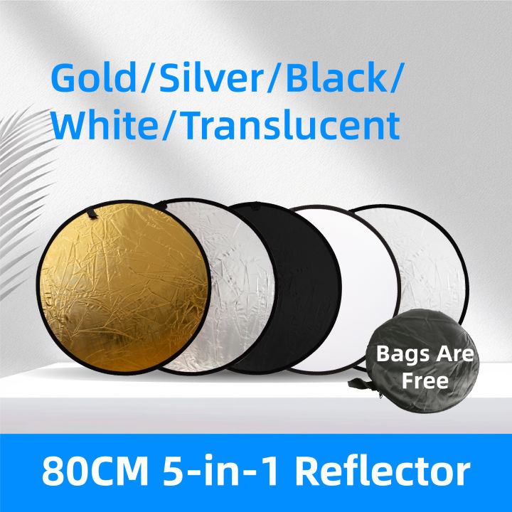 【Hot New Release】 RF01 5in1 Collapsible Round Photography Reflector ...