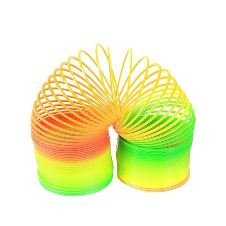 [11TK Deal] Rainbow Toy Spring for Baby - Multi Color | Daraz.com.bd