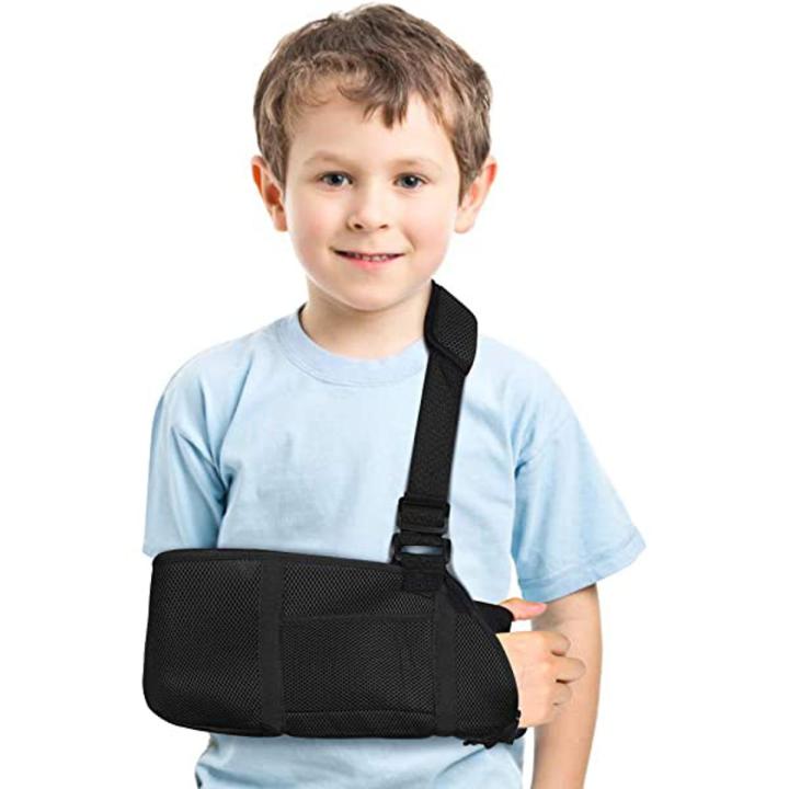 Arm Sling Kids, Breathable Child Arm Sling Support with Waist Strap ...
