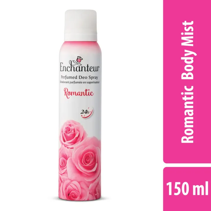 Enchanteur Romantic Perfumed Deo Body Spray 150ml | Daraz.com.bd