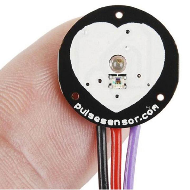 PULSESENSOR PULSE HEARTBEAT RATE SENSOR FOR ARDUINO | Daraz.com.bd