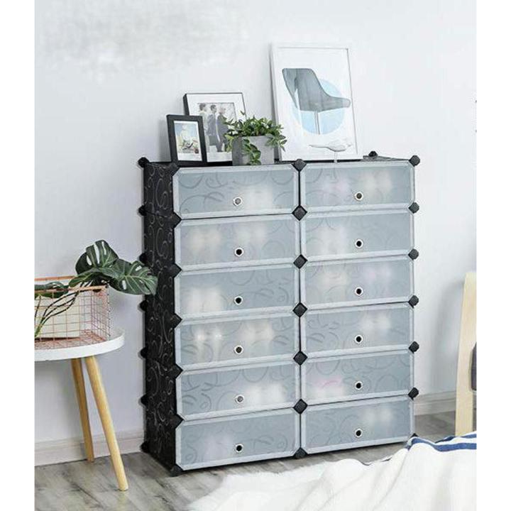Plastic Wardrobe Cloth and Shoe Rack | Daraz.com.bd
