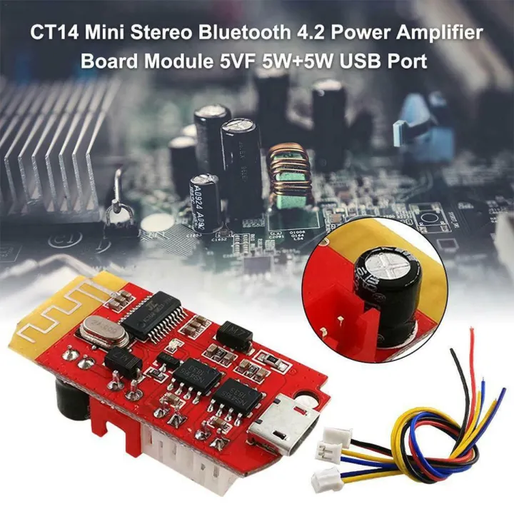 Bluetooth 4.1 Multifunctional Decoder Board + 2x3W Stereo Amplifier ...