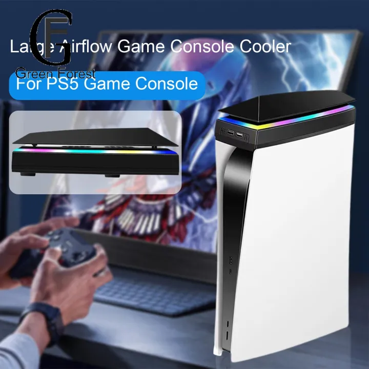 Green forest Game Console Cooler Fan RGB Light High Rotation Speed Game ...