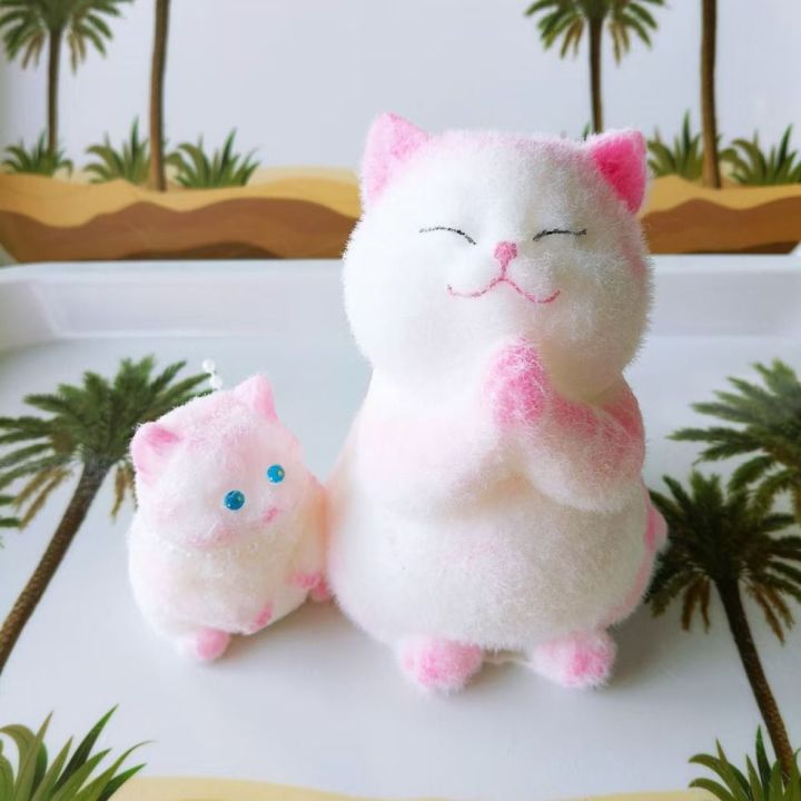 Cute Slow Rebound Big Cat Doll Squeeze Toy Animal Colorful Simulation ...