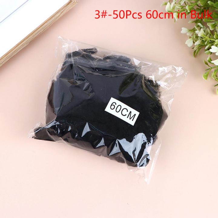 50Pcs Hair Net Black Elastic Bundle Hair Invisible Hairnet Mesh Bun ...