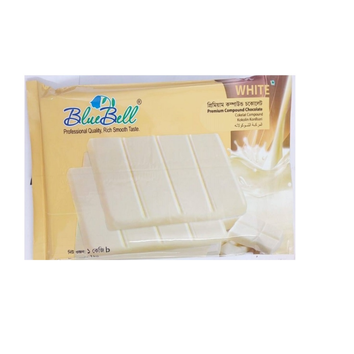 Bluebell White Compound Chocolate 1kg | Daraz.com.bd