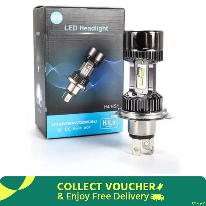 M8 LED Headlight 12v-24v/30w | Daraz.com.bd