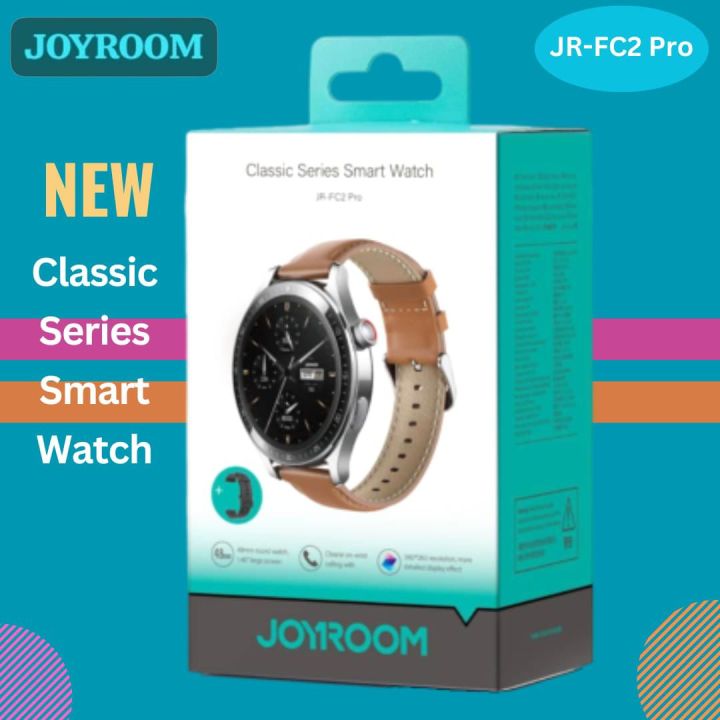JOYROOM JR-FC2 Pro Smart Watch with Leather Belt | Daraz.com.bd