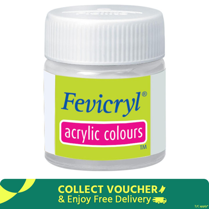 Fevicryl Acrylic Colour White -15 ml | Daraz.com.bd