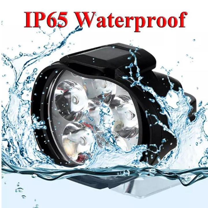 1 Led Motorcycles Headlight White Super Bright 6LED Working Spot Light ...