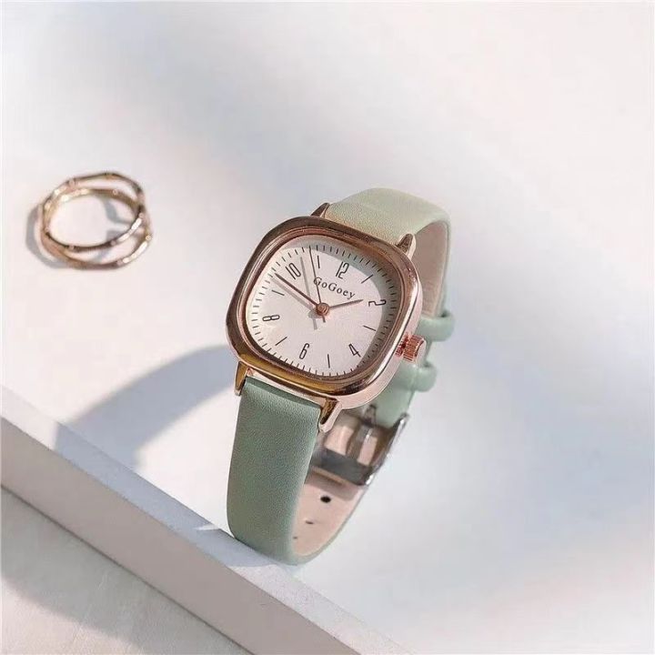 【Hengli jewelry story】Classic Simple Small Square Digital Watch for ...