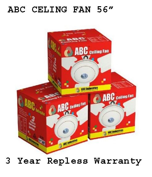 Ceiling Fan ABC 56 inch-3 Year Warranty | Daraz.com.bd