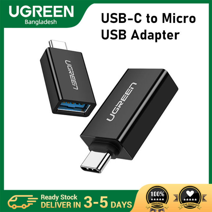 UGREEN 20808 USB-C to USB 3.0 A Female Adapter (Black) #US173 - USB-C ...