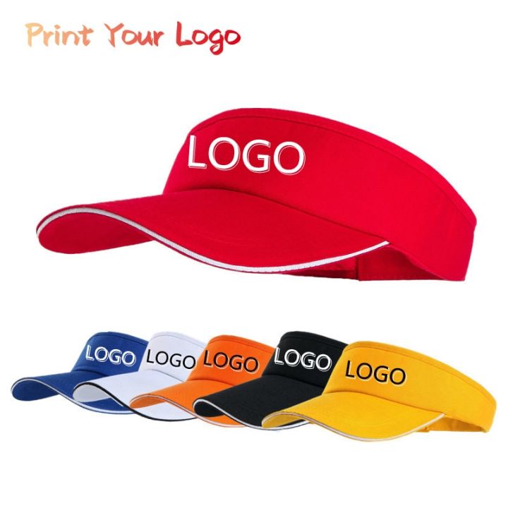 Custom Logo Summer Empty Top Sun Hats For Women Golf Tennis Caps For ...
