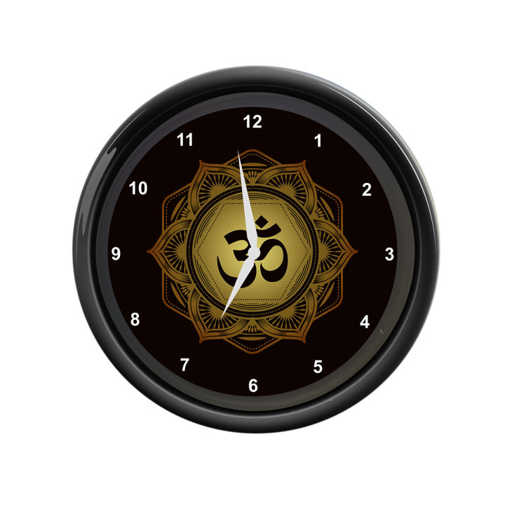 Wall Clock Hindu Special OM Design-11" | Daraz.com.bd