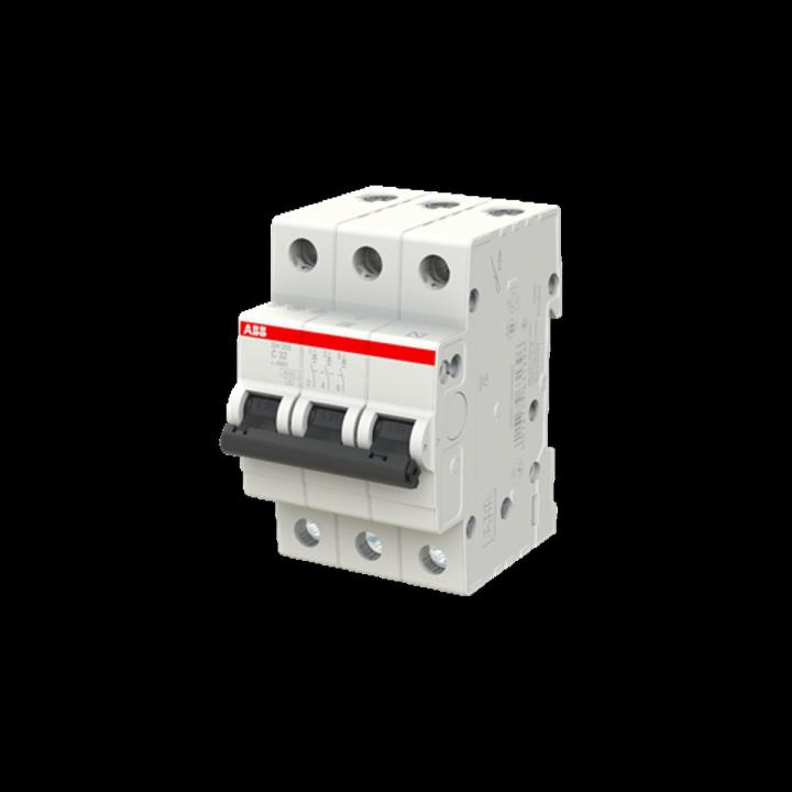 ABB 6KA Three Pole 6A Miniature Circuit Breaker - MCB | Daraz.com.bd