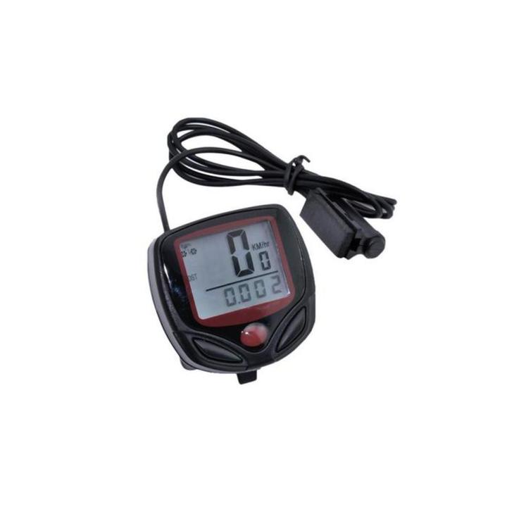 LCD bike computer speed odometer speedometer bicycle cycle waterproof ...