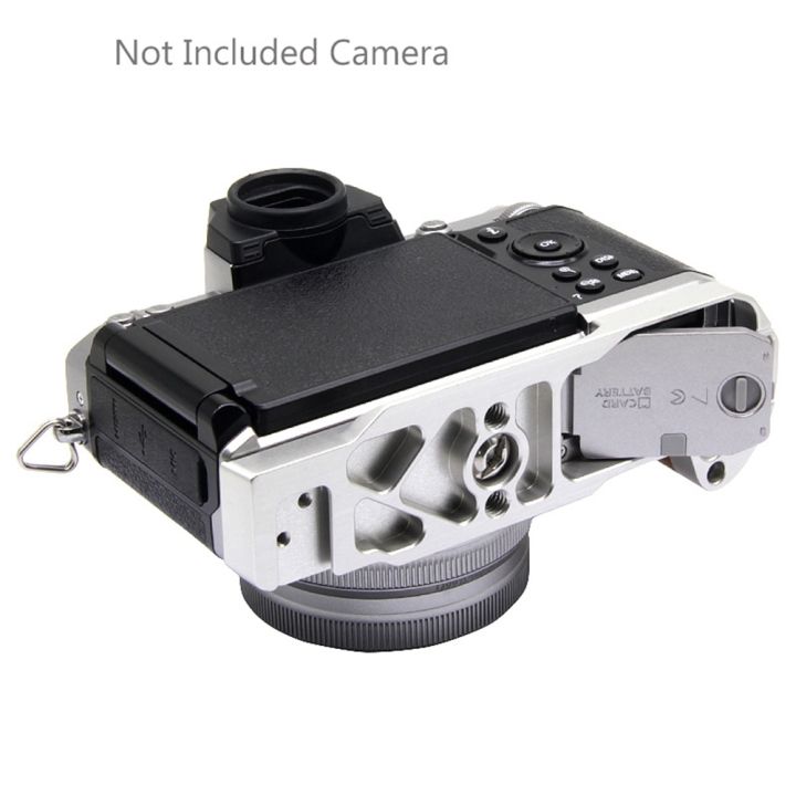 Quick Release L Plate Wooden Side Handle Bracket Handgrip Silver ...