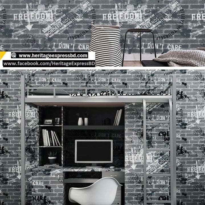 300x 60cm PVC Vinyl Wallpaper Sticker Wall Paper Roll ( Length 10 Feet ...