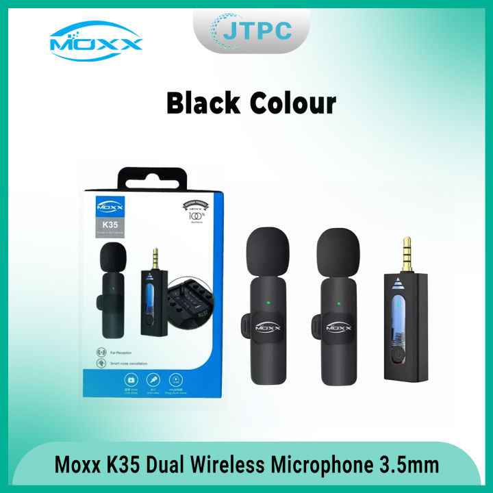MOXX K35 Wireless Double Microphone -Back | Daraz.com.bd