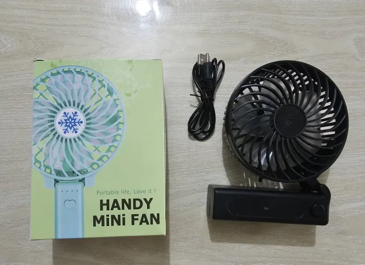 Mini Handy Folding Charging Fan Desk Style | Daraz.com.bd