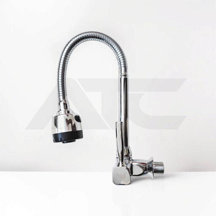 ATC Sanitaryware- Flexible Head Moving Sink Tap Wall Mount Tap for ...