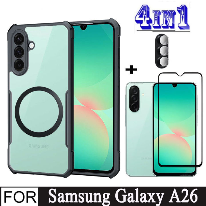 Samsung Galaxy A26 4in1 Case Magnetic Sticker Shockproof Phone Case for ...