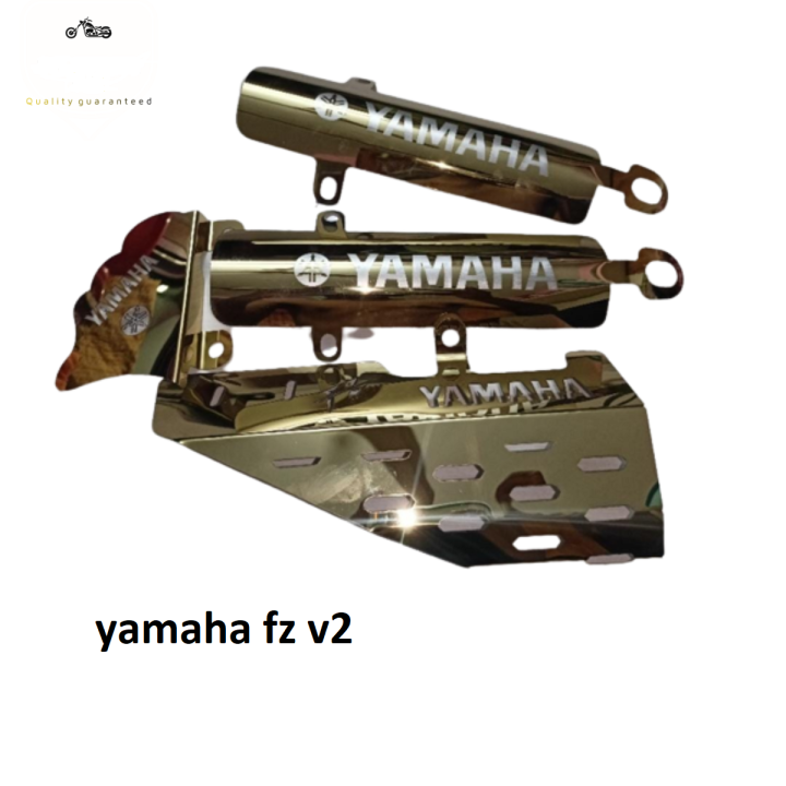 FZS V2 Full Golden set Silencer cover front suspension cover hydraulic ...