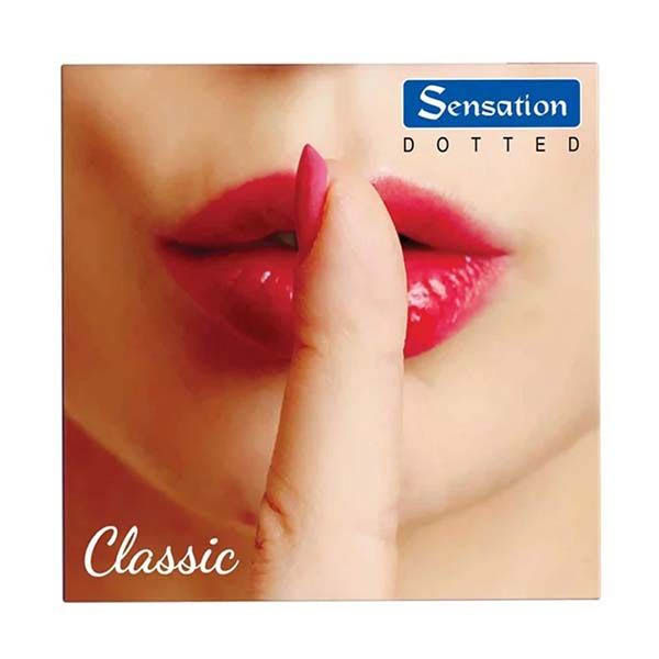 Sensation Dotted Classic Condoms Single Pack - 3x1=3 pcs Condoms | Daraz.com.bd