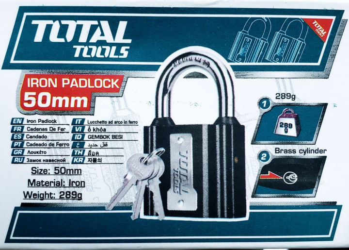 Iron Padlock 50 Mm Total - Tlk31501 | Daraz.com.bd