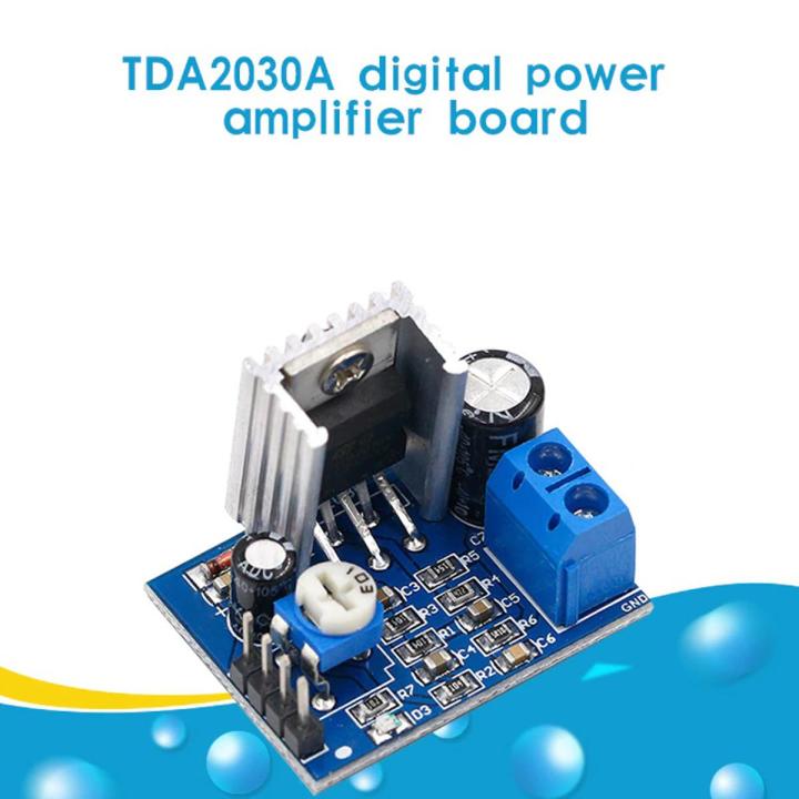 TDA2030 Single Channel 18W Audio Amplifier Board Module 6-12V Replace XH-M139 XH-A232 low Price ...