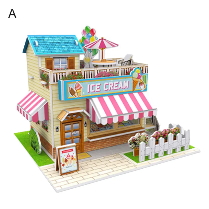 【SHOUMAN factory Store 】Three-Dimensional Model Puzzles DIY Building ...