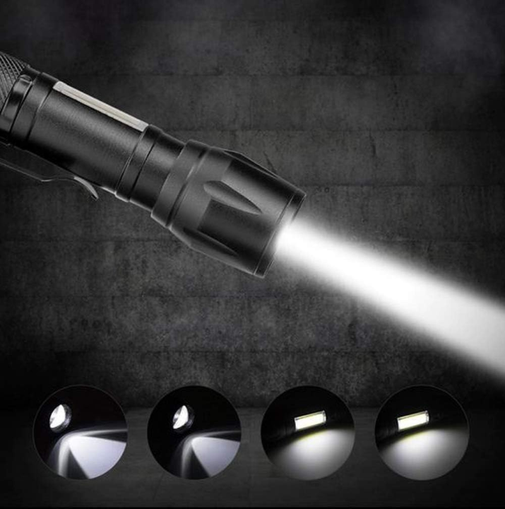 Type-C USB Rechargeable Mini LED Hand Torch Light – Zoomable Focus ...