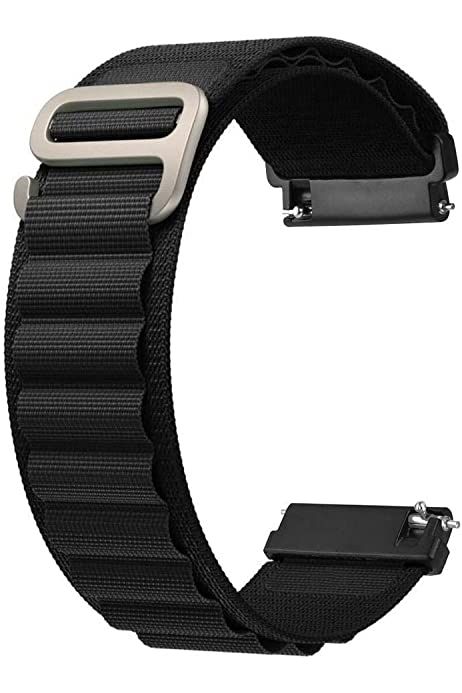22mm Alpine Loop Nylon Strap For Xiaomi Amazfit Bip Pace Amazfit GTR ...