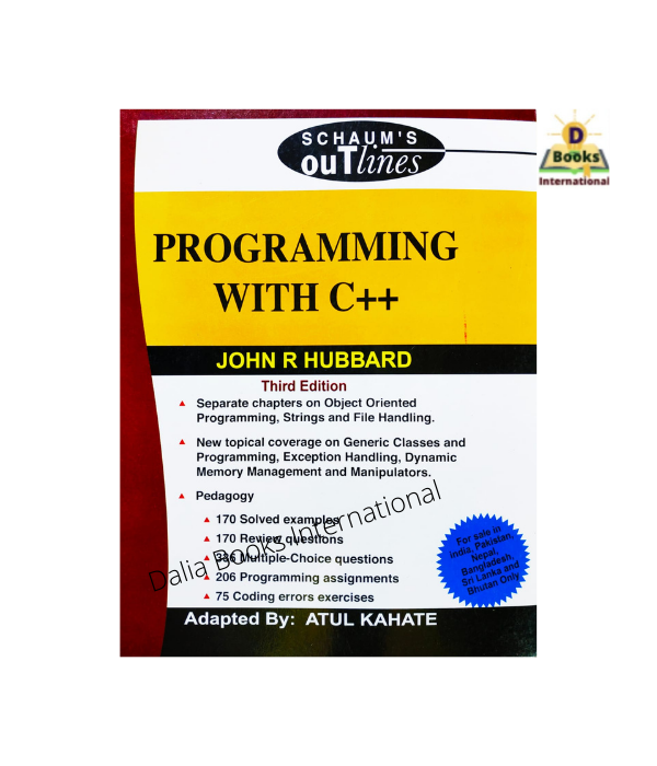 Programming With C++ by John R Hubbard | Daraz.com.bd