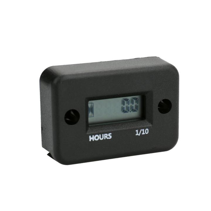 Waterproof LCD Digital Display Engine Tach Hour Meter Motor Engine Car ...