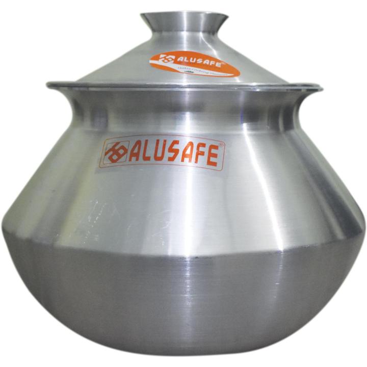 Aluminium Rice Hari With Aluminium Lid 20x14 cm | Daraz.com.bd