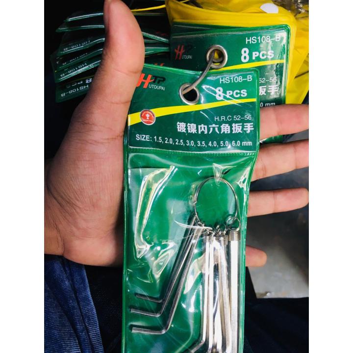 Chinese 8 pcs hex key set,Chinese hex key | Daraz.com.bd