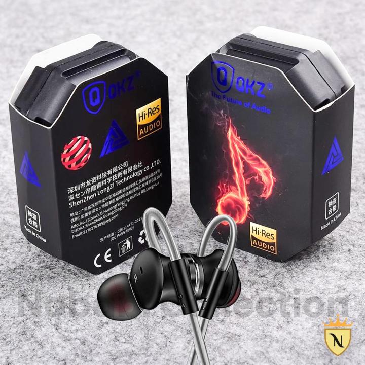 Qkz Dm10 Zinc Alloy Hifi Dual Driver Extra Bass Earphone in Ear ...