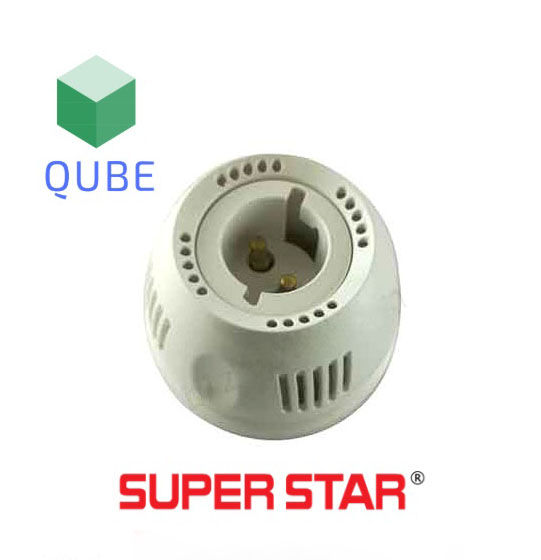 Super Star Round Batten Holder B-22(Pin) White | Daraz.com.bd