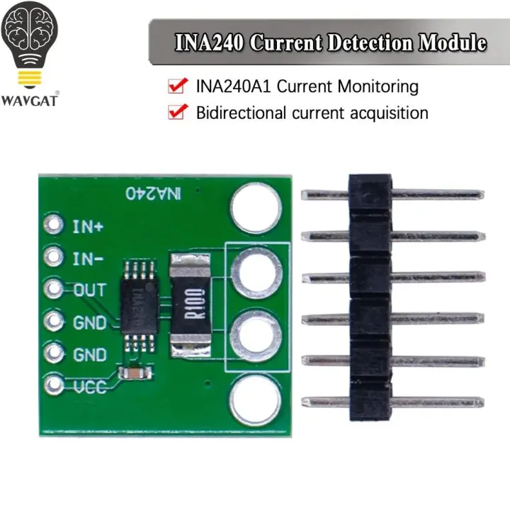 INA240 Module INA240A1 Current Detection Amplifier Current Monitoring ...